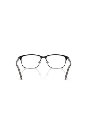 DIESEL® 56mm Rectangle Optical Glasses - Black