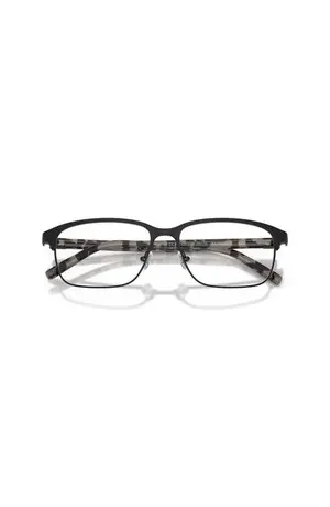 DIESEL® 56mm Rectangle Optical Glasses - Black