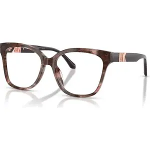Michael Kors 50mm Square Optical Glasses - Pink