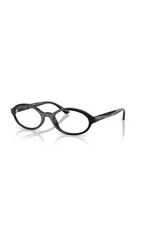 VOGUE EYEWEAR 53mm Oval Optical Glasses - Black