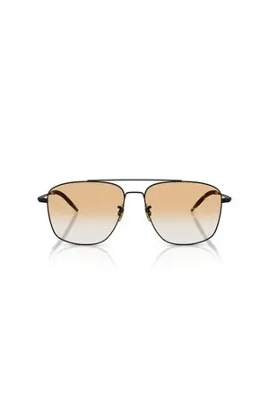Oliver Spencer 58mm Square Optical Glasses - Black