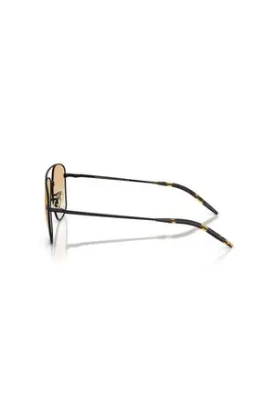 Oliver Spencer 58mm Square Optical Glasses - Black