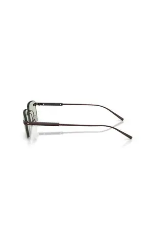 Brunello Cucinelli 54mm Rectangle Optical Glasses - Brown