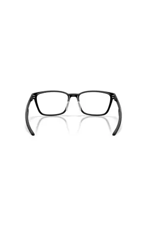 Oakley 53mm Rectangle Optical Glasses - Black