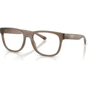 ARNETTE 55mm Rectangle Optical Glasses - Brown