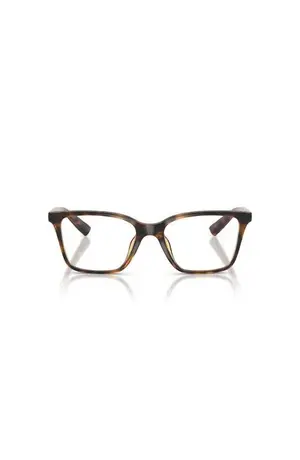 Armani Exchange 52mm Square Optical Glasses - Tortoise