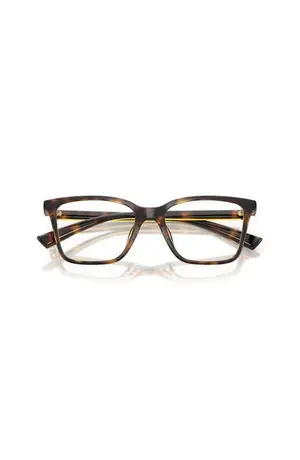 Armani Exchange 52mm Square Optical Glasses - Tortoise