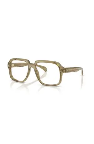 Moncler 56mm Irregular Optical Glasses - Green