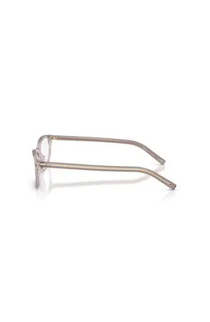 Prada 53mm Irregular Optical Glasses - Violet