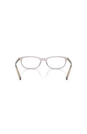 Prada 53mm Irregular Optical Glasses - Violet