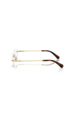 SWAROVSKI 56mm Oval Optical Glasses - Gold