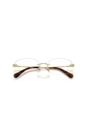 SWAROVSKI 56mm Oval Optical Glasses - Gold