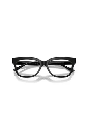JIMMY CHOO 52mm Rectangle Optical Glasses - Black