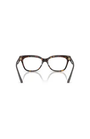 JIMMY CHOO 52mm Rectangle Optical Glasses - Tortoise