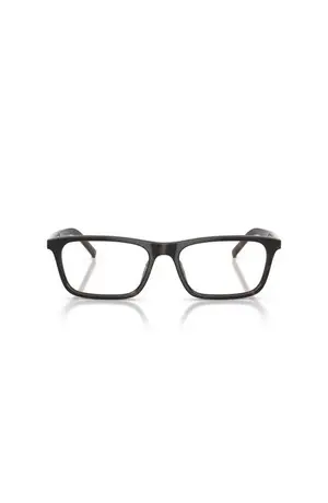 Prada 56mm Rectangle Optical Glasses - Tortoise