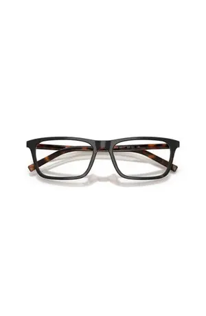 Prada 56mm Rectangle Optical Glasses - Tortoise
