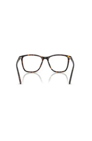 Ray-ban 52mm Square Optical Glasses - Tortoise