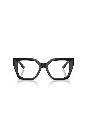 JIMMY CHOO 53mm Square Optical Glasses - Black