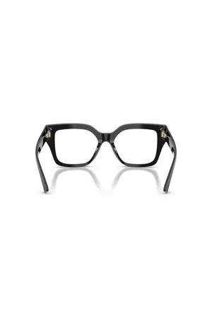 JIMMY CHOO 53mm Square Optical Glasses - Black