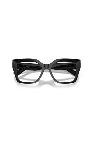 JIMMY CHOO 53mm Square Optical Glasses - Black