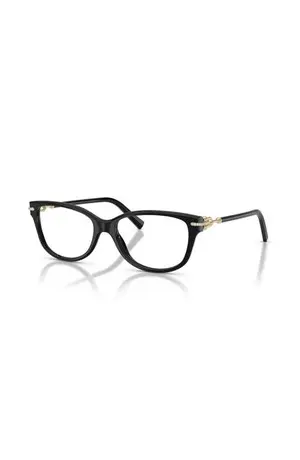 Tiffany & Co. 52mm Cat Eye Optical Glasses - Black