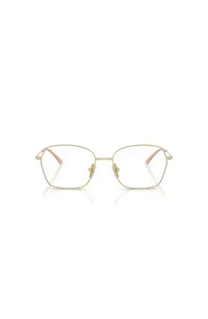 VOGUE EYEWEAR 53mm Irregular Optical Glasses - Brown
