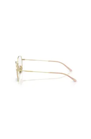 VOGUE EYEWEAR 53mm Irregular Optical Glasses - Brown