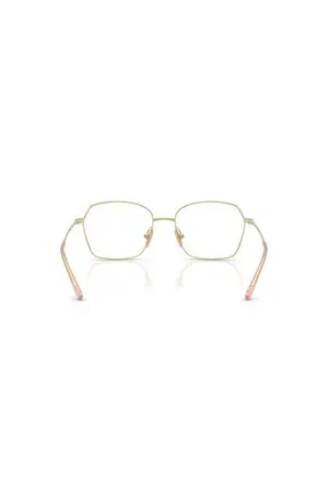 VOGUE EYEWEAR 53mm Irregular Optical Glasses - Brown