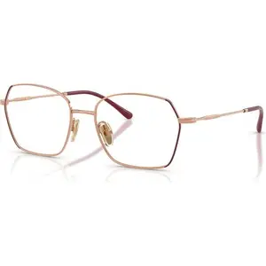 VOGUE EYEWEAR 53mm Irregular Optical Glasses - Red