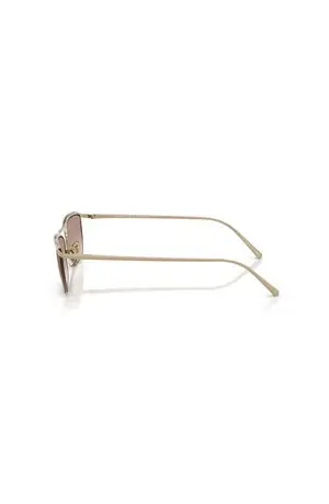 Oliver Spencer 55mm Rectangle Optical Glasses - Gold