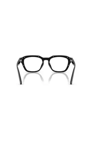 Emporio Armani 50mm Irregular Optical Glasses - Black