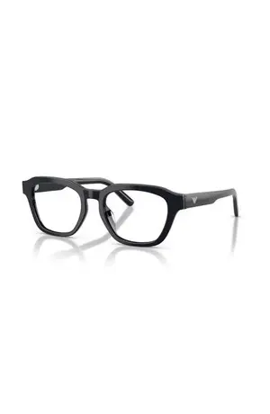Emporio Armani 50mm Irregular Optical Glasses - Blue