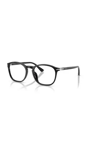 Persol 50mm Square Optical Glasses - Black