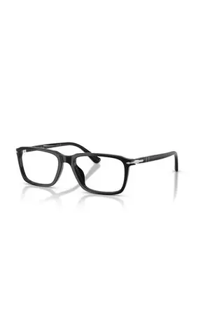 Persol 56mm Rectangle Optical Glasses - Black