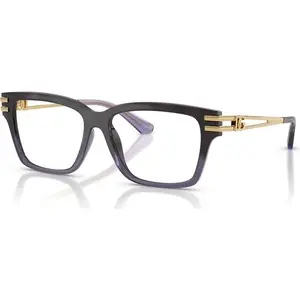Dolce & Gabbana 52mm Rectangle Optical Glasses - Violet