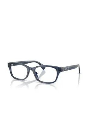 Ralph Lauren 54mm Rectangle Optical Glasses - Blue