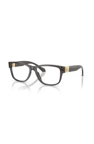 Versace 54mm Rectangle Optical Glasses - Grey