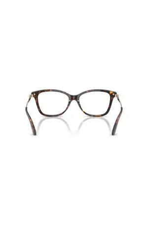 JIMMY CHOO 52mm Rectangle Optical Glasses - Tortoise