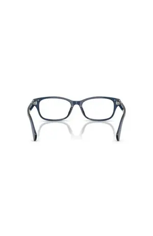 Ralph Lauren 52mm Rectangle Optical Glasses - Blue