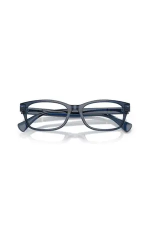 Ralph Lauren 52mm Rectangle Optical Glasses - Blue