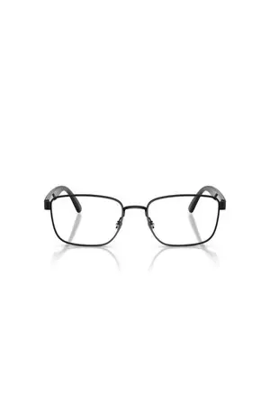 Ray-ban 54mm Rectangle Optical Glasses - Black