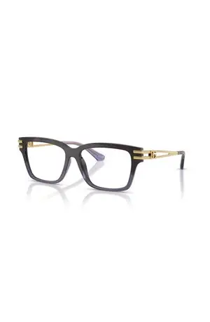 Dolce & Gabbana 54mm Rectangle Optical Glasses - Violet