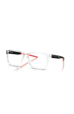 SCUDERIA FERRARI 59mm Square Optical Glasses - Transparent