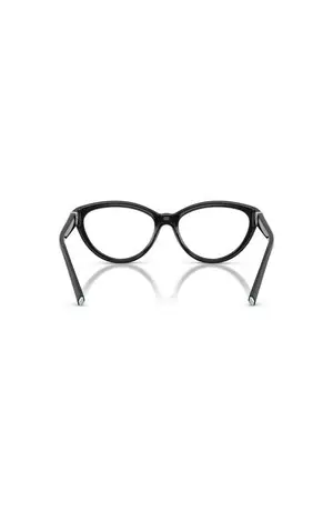 Tiffany & Co. 55mm Cat Eye Optical Glasses - Black