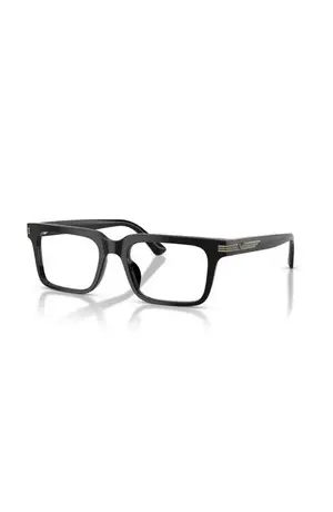 Emporio Armani 51mm Square Optical Glasses - Black