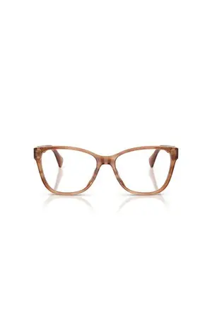 Ralph Lauren 55mm Butterfly Optical Glasses - Tortoise