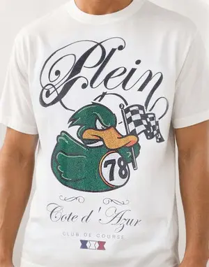 Philipp Plein T-shirt Round Neck Ss Duck