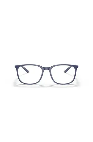 Ray-ban 56mm Square Optical Glasses - Blue