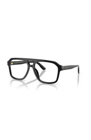 Dolce & Gabbana 57mm Pilot Optical Glasses - Black