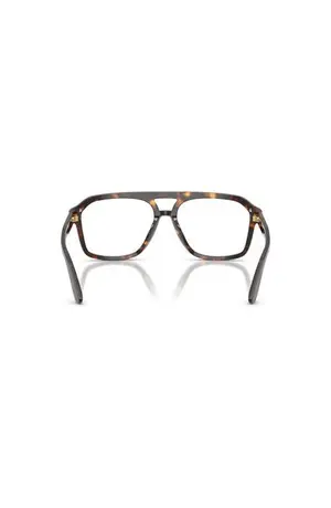 Dolce & Gabbana 57mm Pilot Optical Glasses - Tortoise